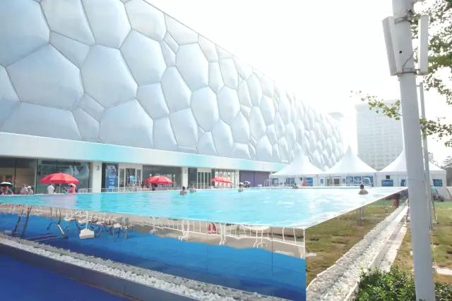 Infinity pool to open outside Water Cube