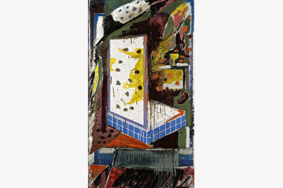 German neo-expressionist's solo exhibition staged in Beijing