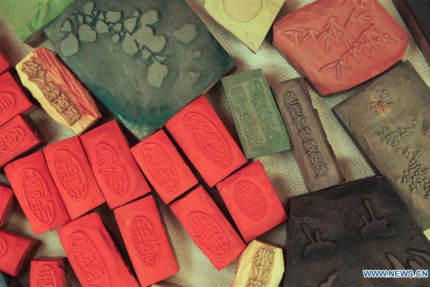 Woodblock print exhibition held at National Art Museum of China in Beijing