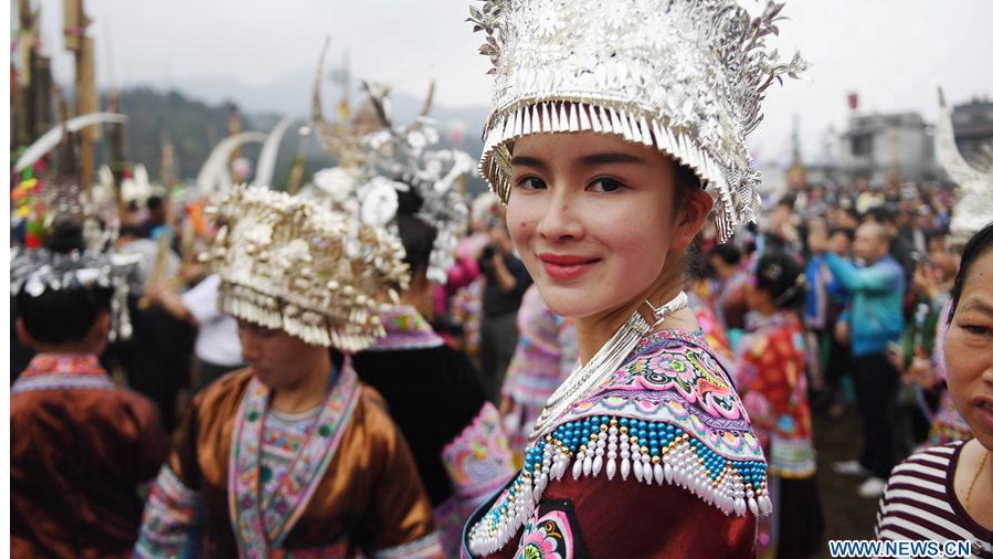 Miao ethnic group celebrate Pohui festival