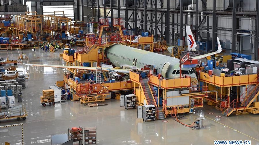 Take a look at Airbus' Tianjin final assembly line