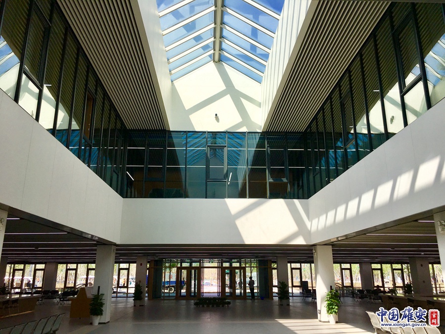 A view of Xiongan's Citizen Service Center