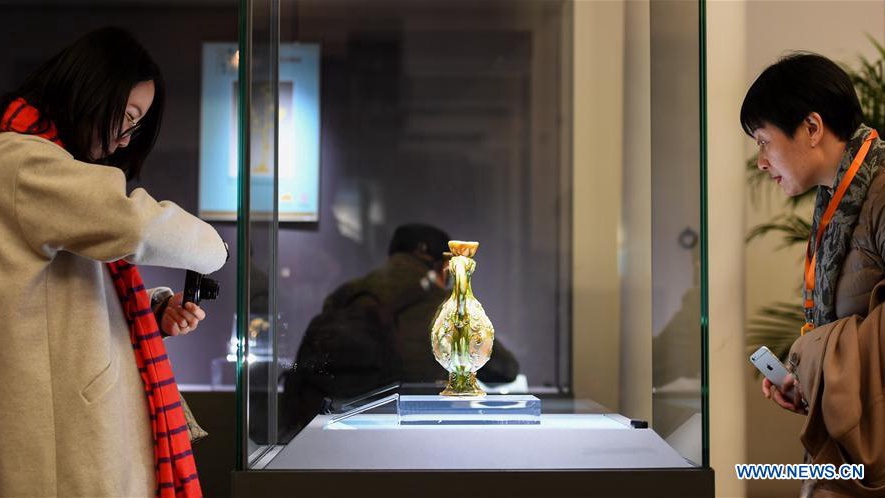 Cultural relics of Tang Dynasty exhibited in Tianjin