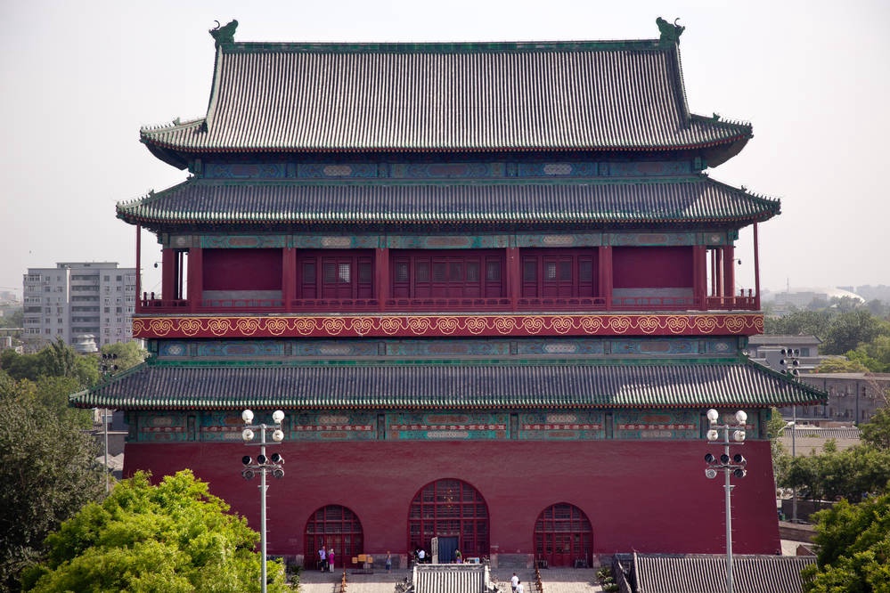 Travel Routes around the Bell and Drum Towers in Beijing