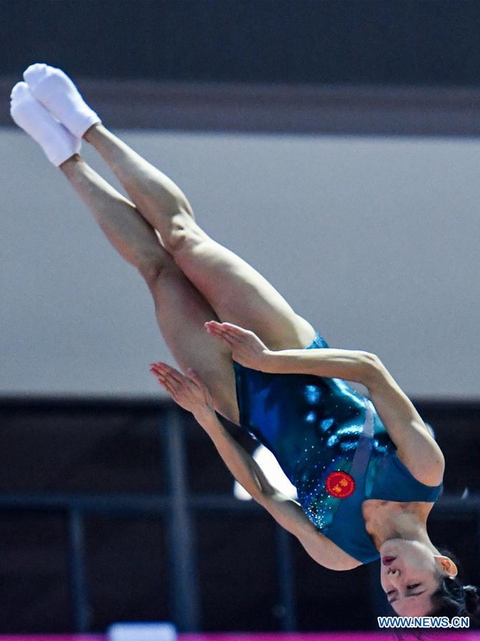 Trampoline competition at 13th Chinese National Games