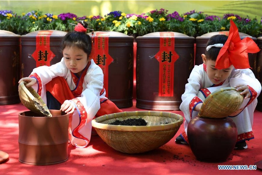 Tea preservation ceremony performed in Beijing