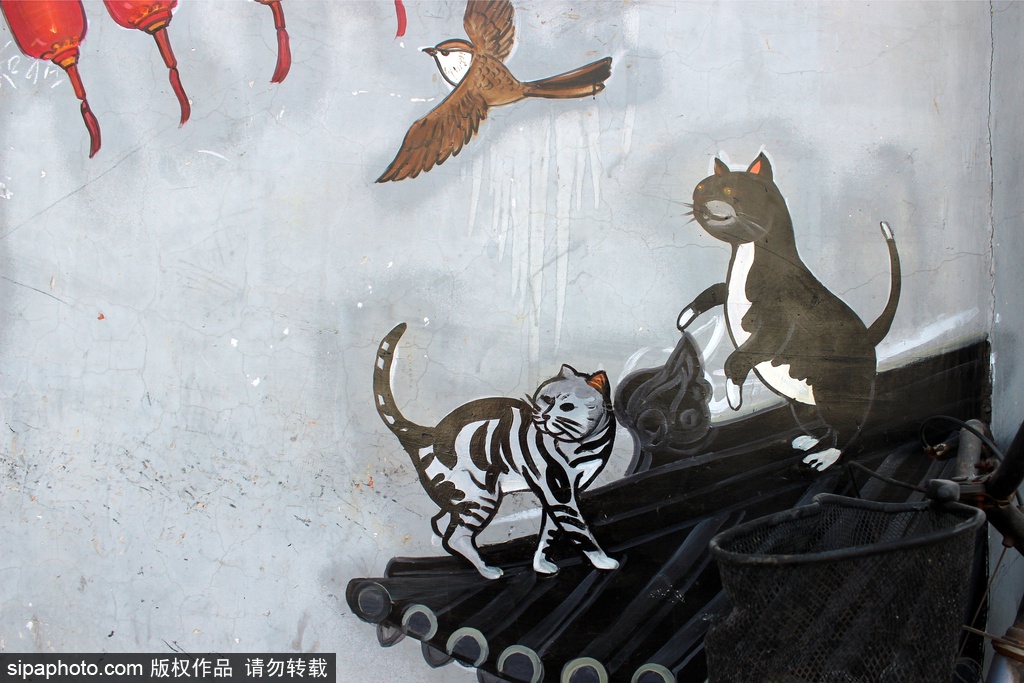 Beijing's Hutong Painted with Pictures