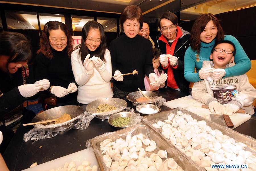 Delicious food enjoyed at Spring Festival