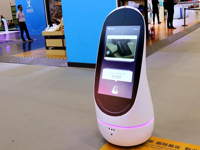 Robots a highlight at Beijing international trade fair